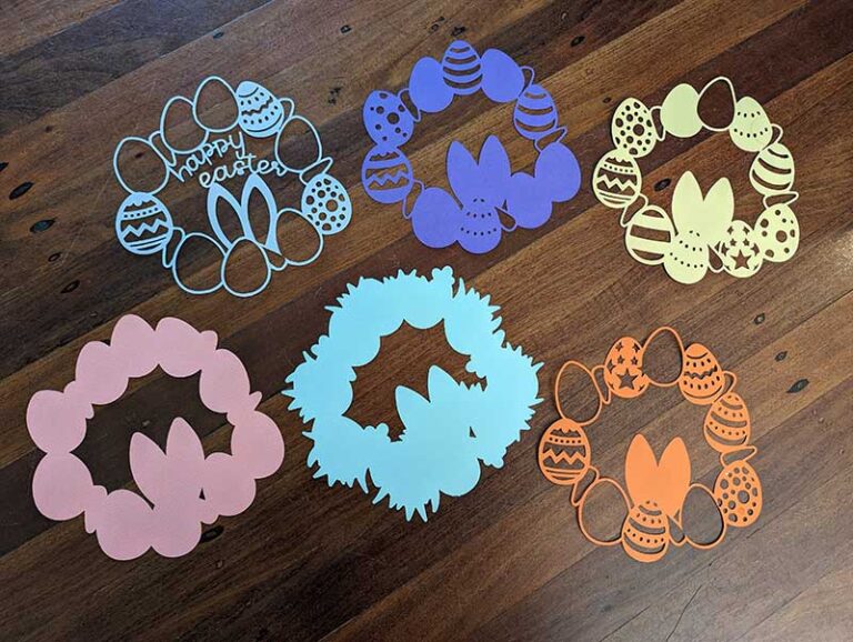 Cricut DIY Easter Wreath - DIY Party Central